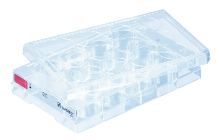 83.3921 • Sarstedt® Cell Culture Plate, 12-well, Flat Bottom, 2ml, 3.65cm², PS, Transparent ...