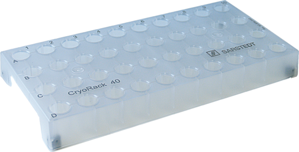 93.856.040 • Sarstedt® CryoRack 40, Format 10×4 Wells, for CryoPure ...