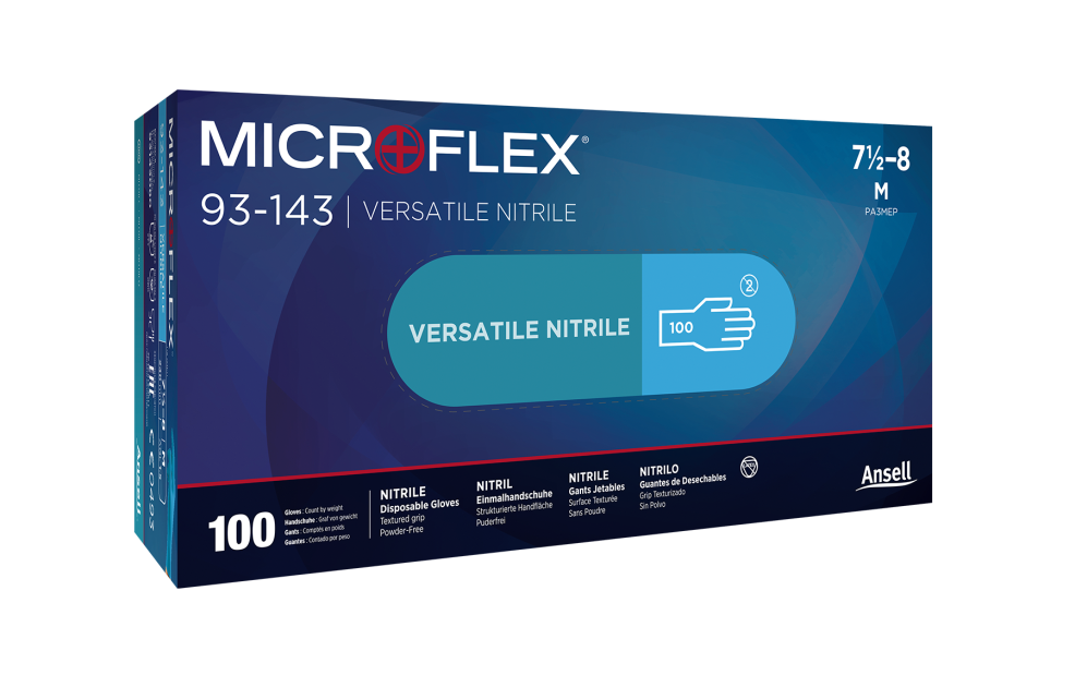 Ansell® MicroFlex® 93-143 Versatile Nitrile, Nitril Handschoen ...