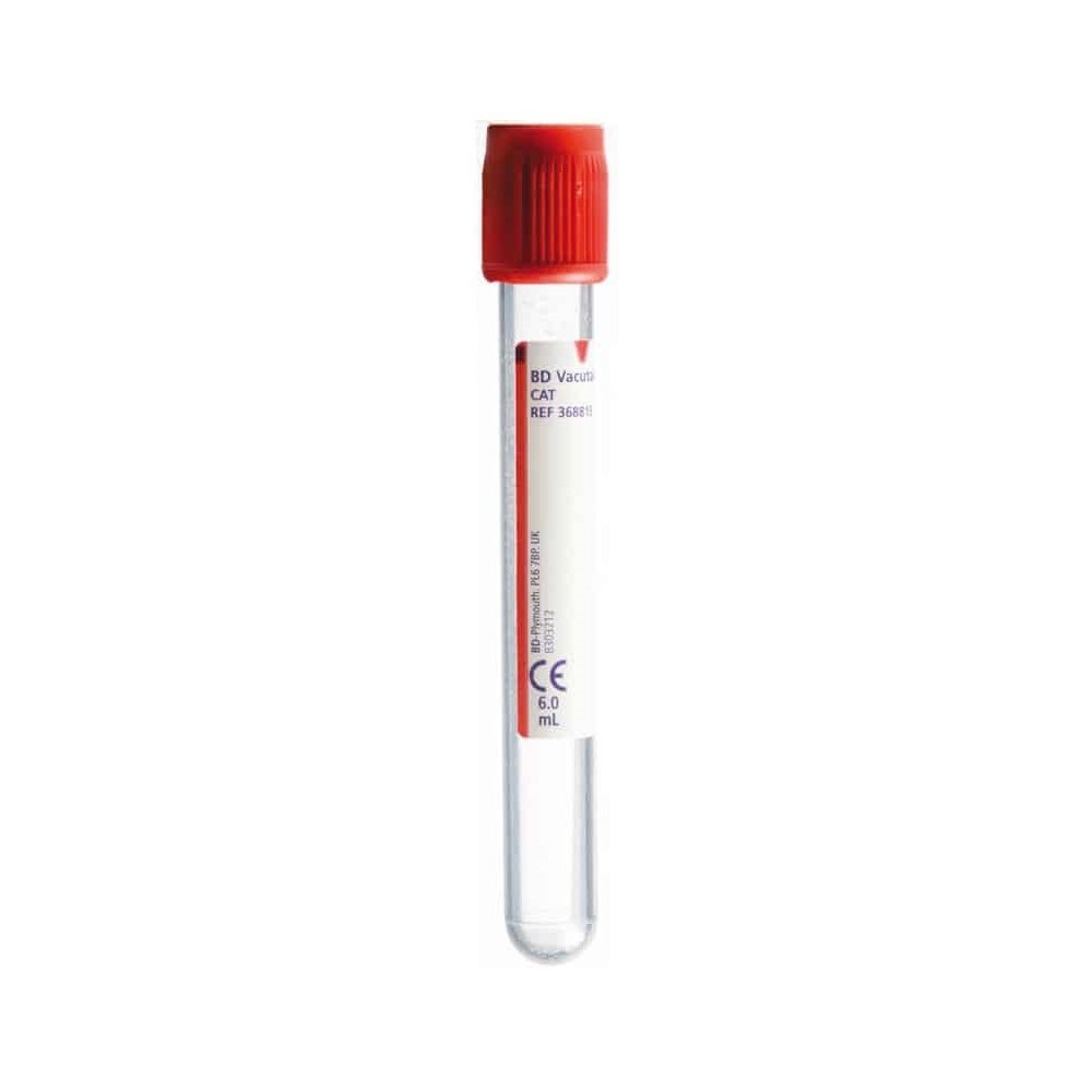 368815 • BD® Vacutainer® CAT Plus Blood Collection Tube, 6.0ml, 13× ...