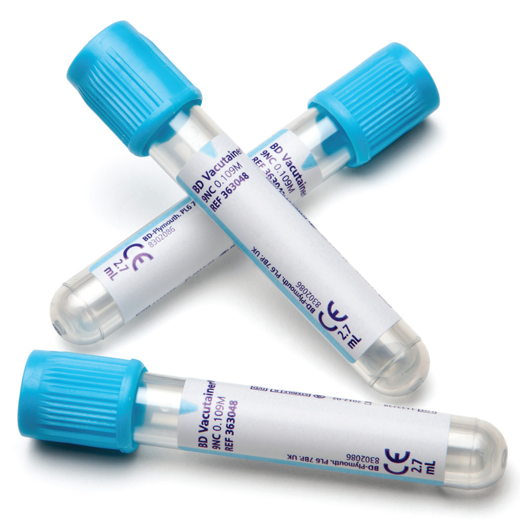 368273 • BD® Vacutainer® 9NC 0.109M Plus Blood Collection Tube, 1.8ml ...