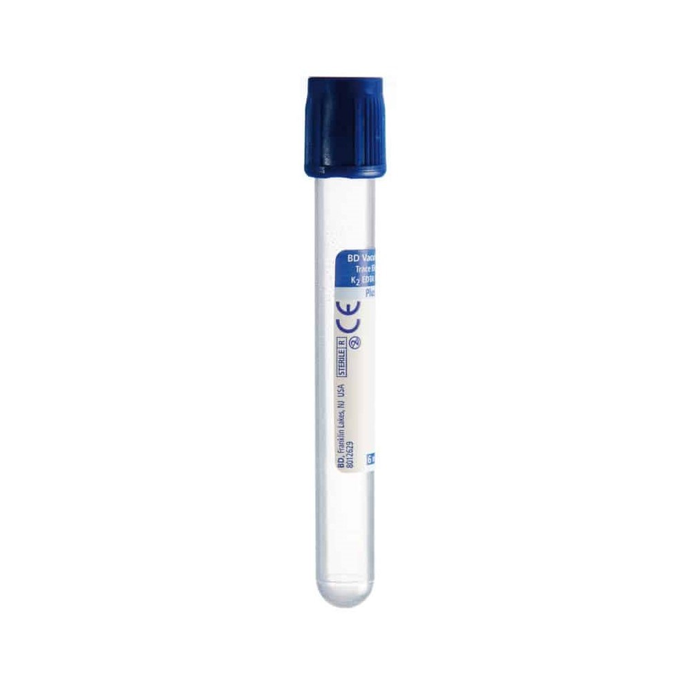 368381 • BD® Vacutainer® Trace Element K2E 10.8mg Blood Collection Tube ...