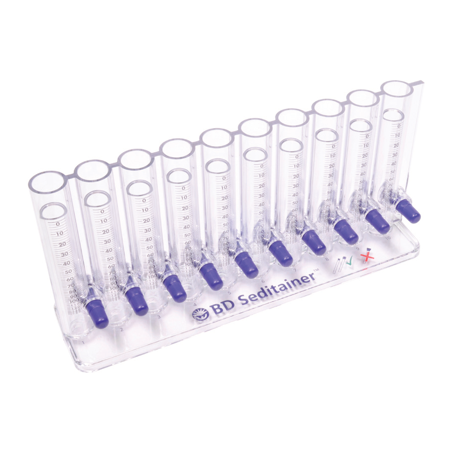 366016 • BD® Seditainer™ Manual ESR Stand, Holds up to 10 BD ...