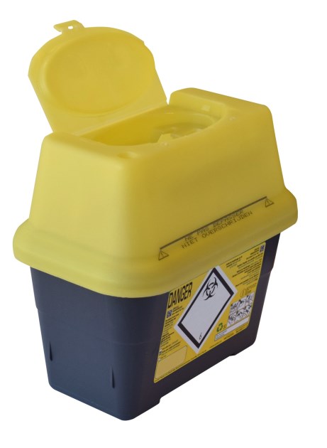 SHA-51405610 • Sharpsafe® 5th Gen. Sharps Container, 2L, 197×126×177mm ...