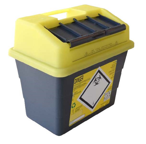 SHA-51172610 • Sharpsafe® 5th Gen. Sharps Container, 9L, 292×195×291mm ...