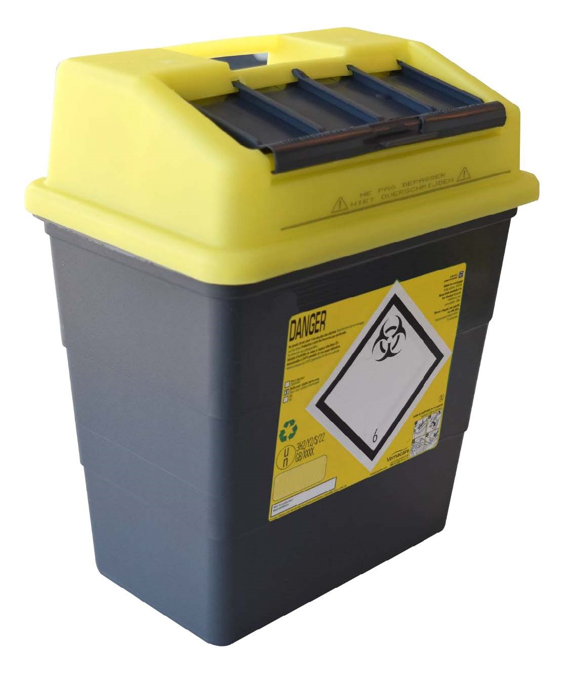 SHA-51152610 • Sharpsafe® 5th Gen. Sharps Container, 13L, 292×195×353mm ...