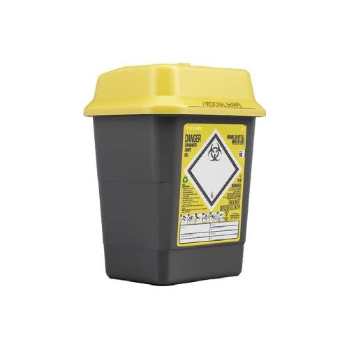 SHA-51025610 • Sharpsafe® 5th Gen. Sharps Container, 5L, 205×170×260mm ...