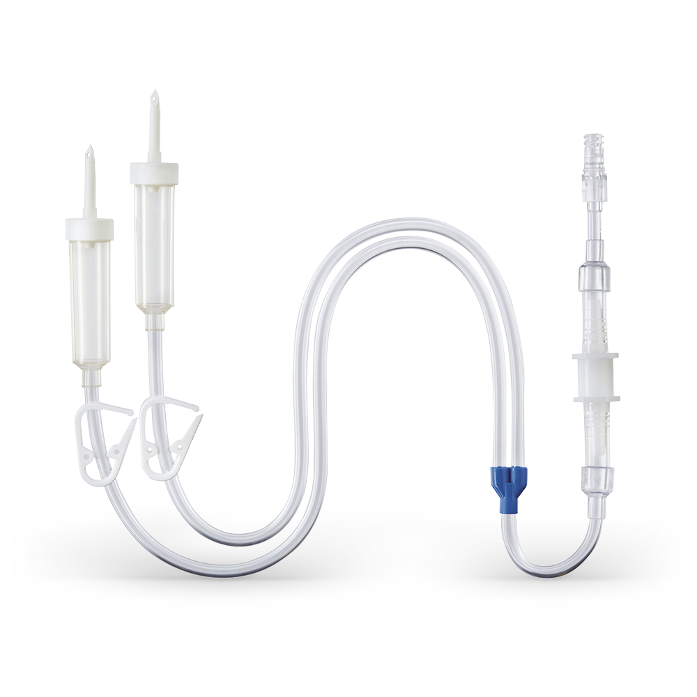 2884101 • Fresenius Kabi® Twin Transfer Set 3 D, 85cm (33"), 2 Drip ...
