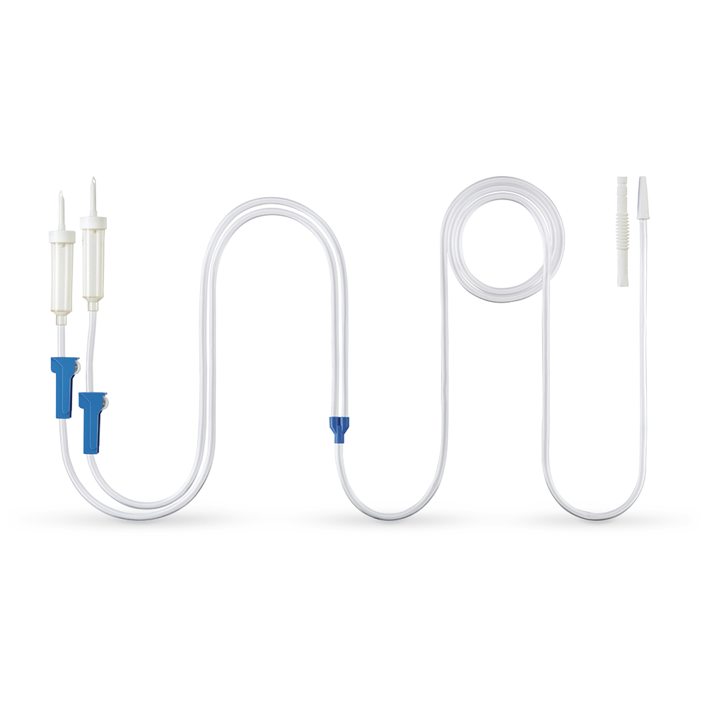 2890401 • Fresenius Kabi® Twin Transfer Set 6 D, 260cm (102"), 2 Drip ...