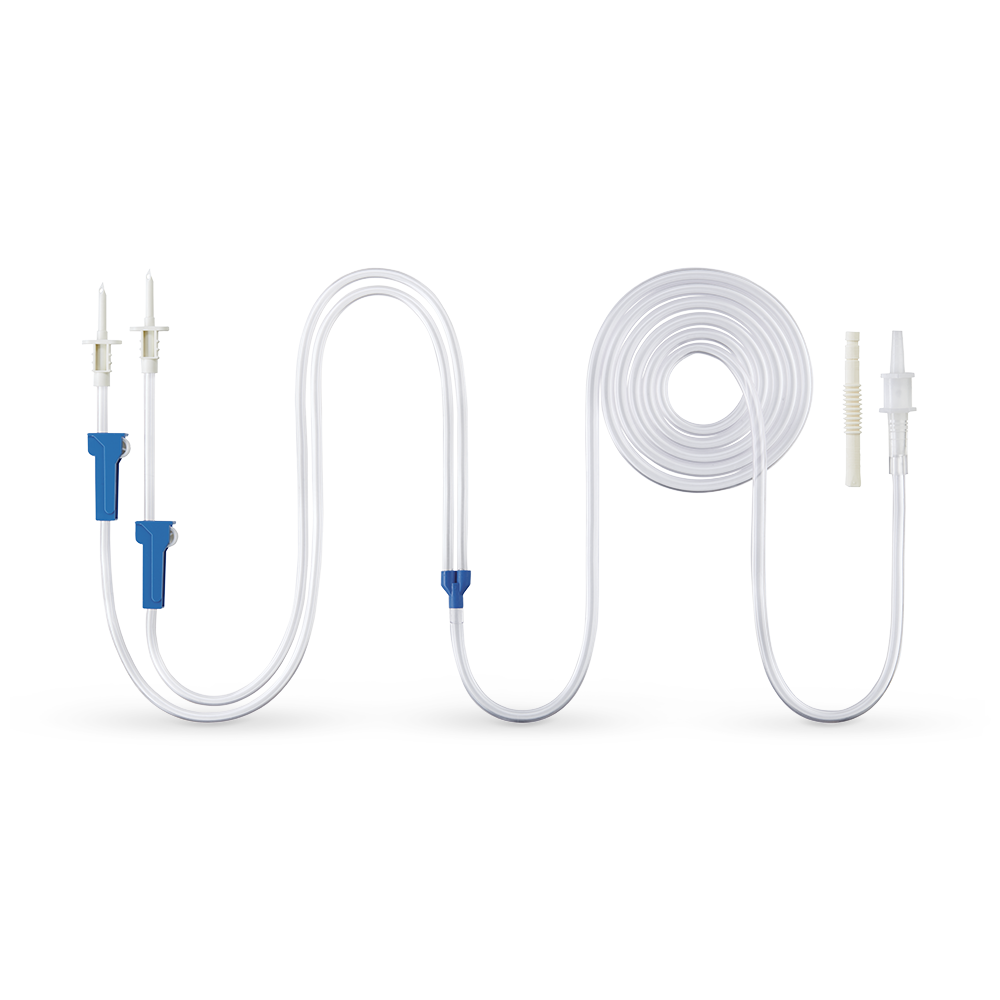 2877001 • Fresenius Kabi® Twin Transfer Set 1 D/X, 320cm (126"), with 2 ...